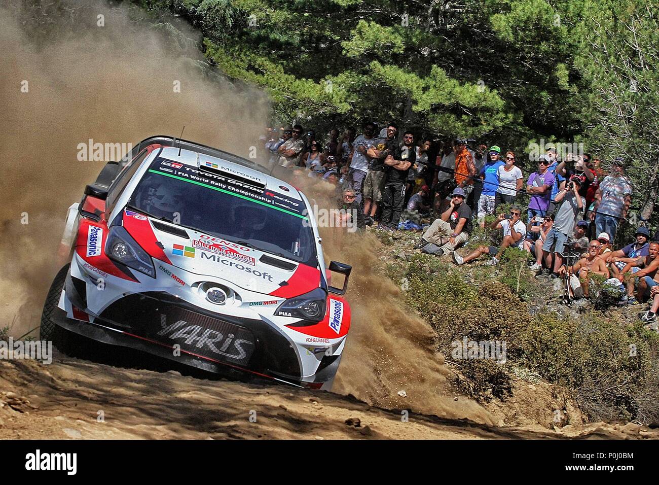 9th June 1018, Sardinia, Italy; WRC Raly of Italy featured 150km of ...