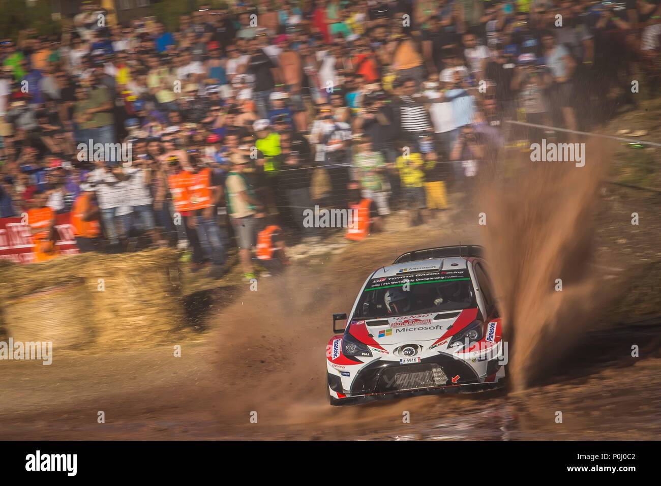 9th June 1018, Sardinia, Italy; WRC Raly of Italy featured 150km of ...