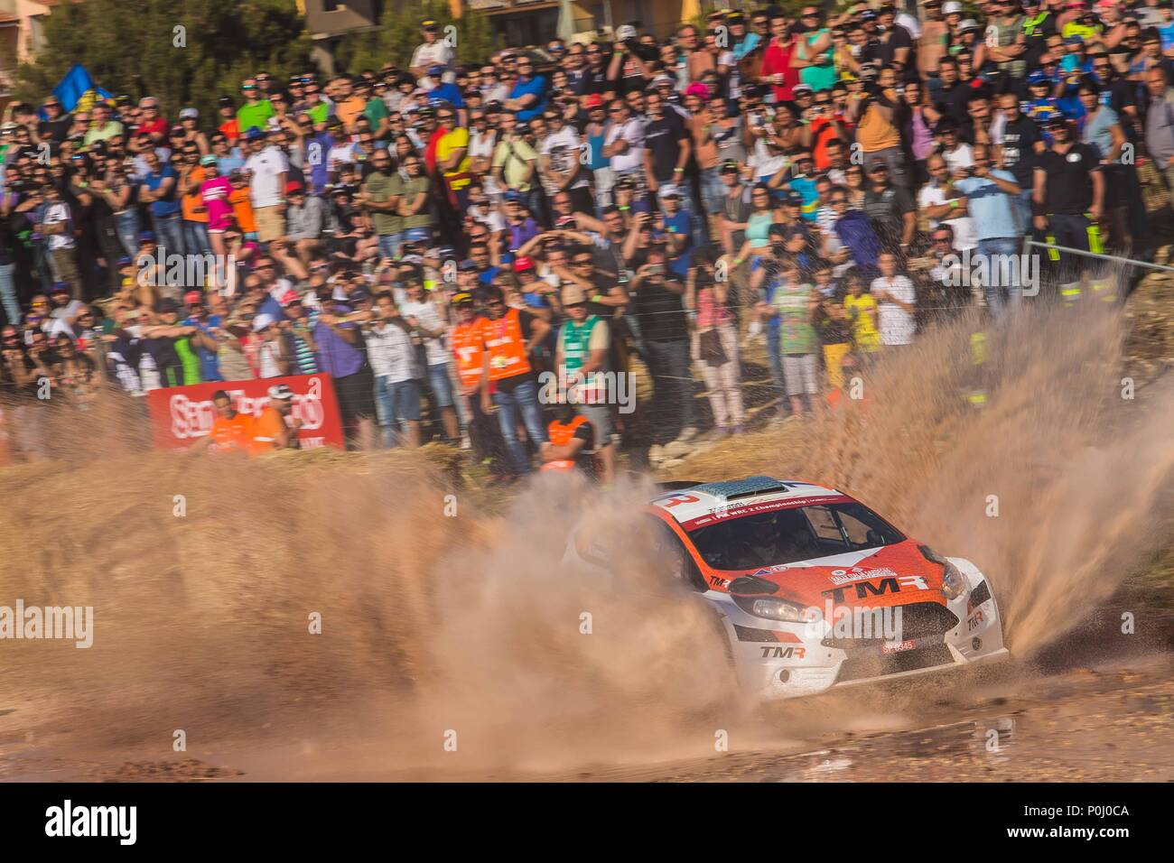 9th June 1018, Sardinia, Italy; WRC Raly of Italy featured 150km of ...