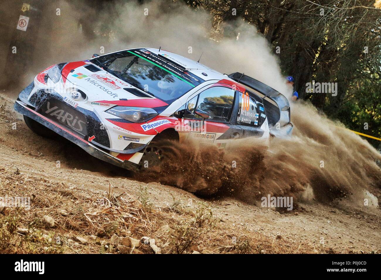 9th June 1018, Sardinia, Italy; WRC Raly of Italy featured 150km of ...
