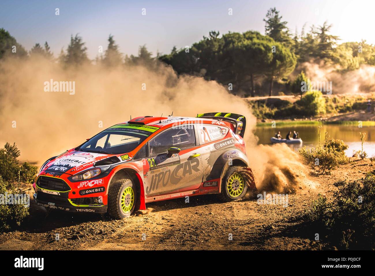 9th June 1018, Sardinia, Italy; WRC Raly of Italy featured 150km of ...