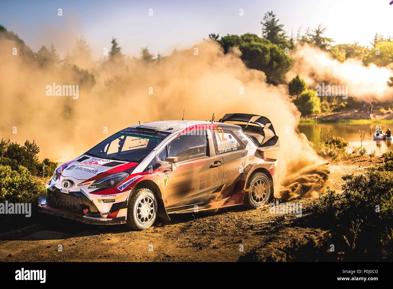 9th June 1018, Sardinia, Italy; WRC Raly of Italy featured 150km of ...