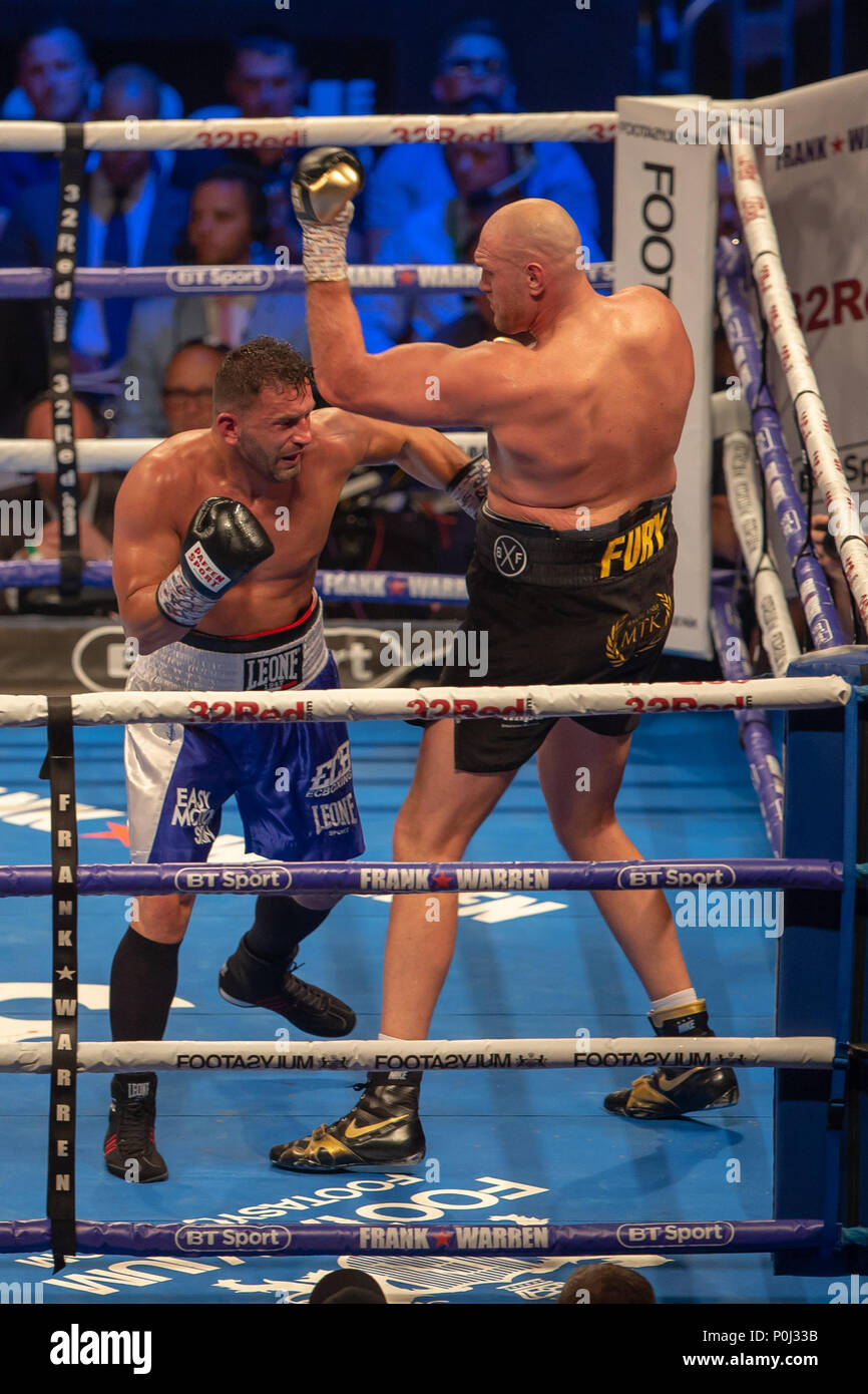 Tyson fury manchester arena hi-res stock photography and images - Alamy