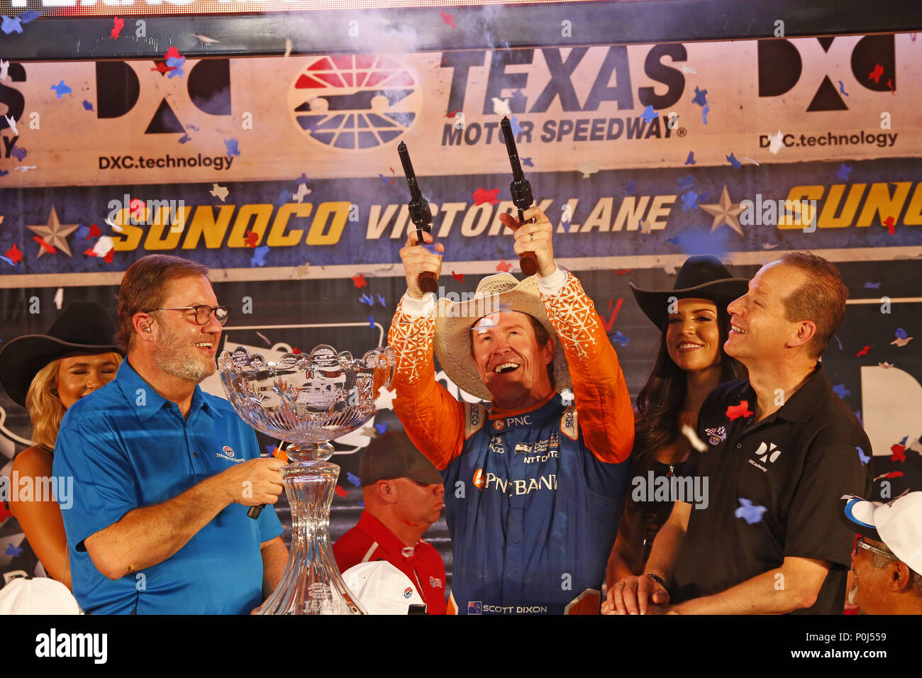 Fort Worth, Texas, USA. 9th June, 2018. SCOTT DIXON (9) of New Zealand ...