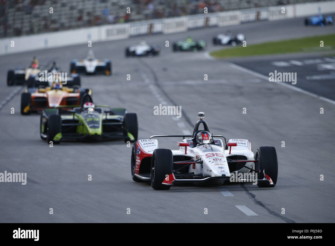 Fort Worth, Texas, USA. 9th June, 2018. MARCO ANDRETTI (98) of the ...
