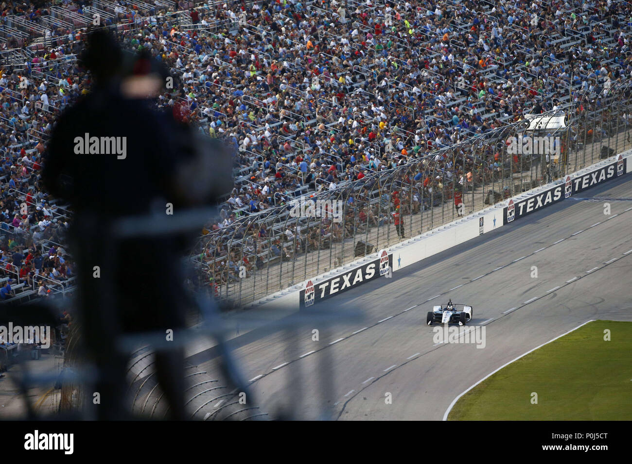 Fort Worth, Texas, USA. 9th June, 2018. GRAHAM RAHAL (15) of the United ...
