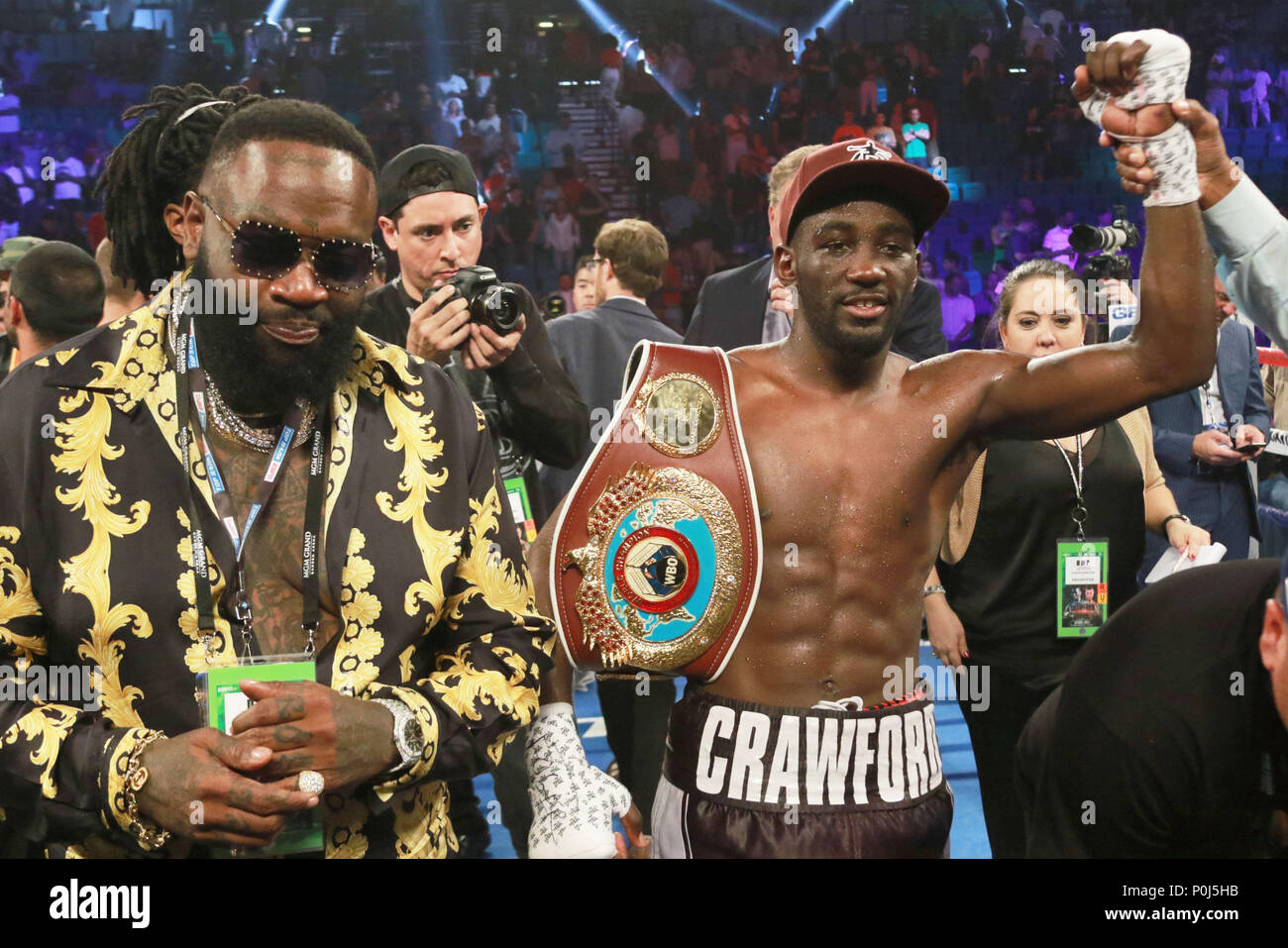 Las Vegas, Nevada, USA. 9th June, 2018. Rapper Rick Ross celebrates ...