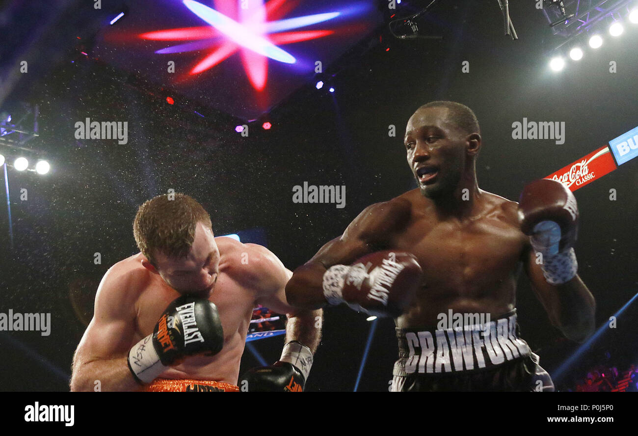 Las Vegas, Nevada, USA. 9th June, 2018. Undisputed Junior welterweight ...