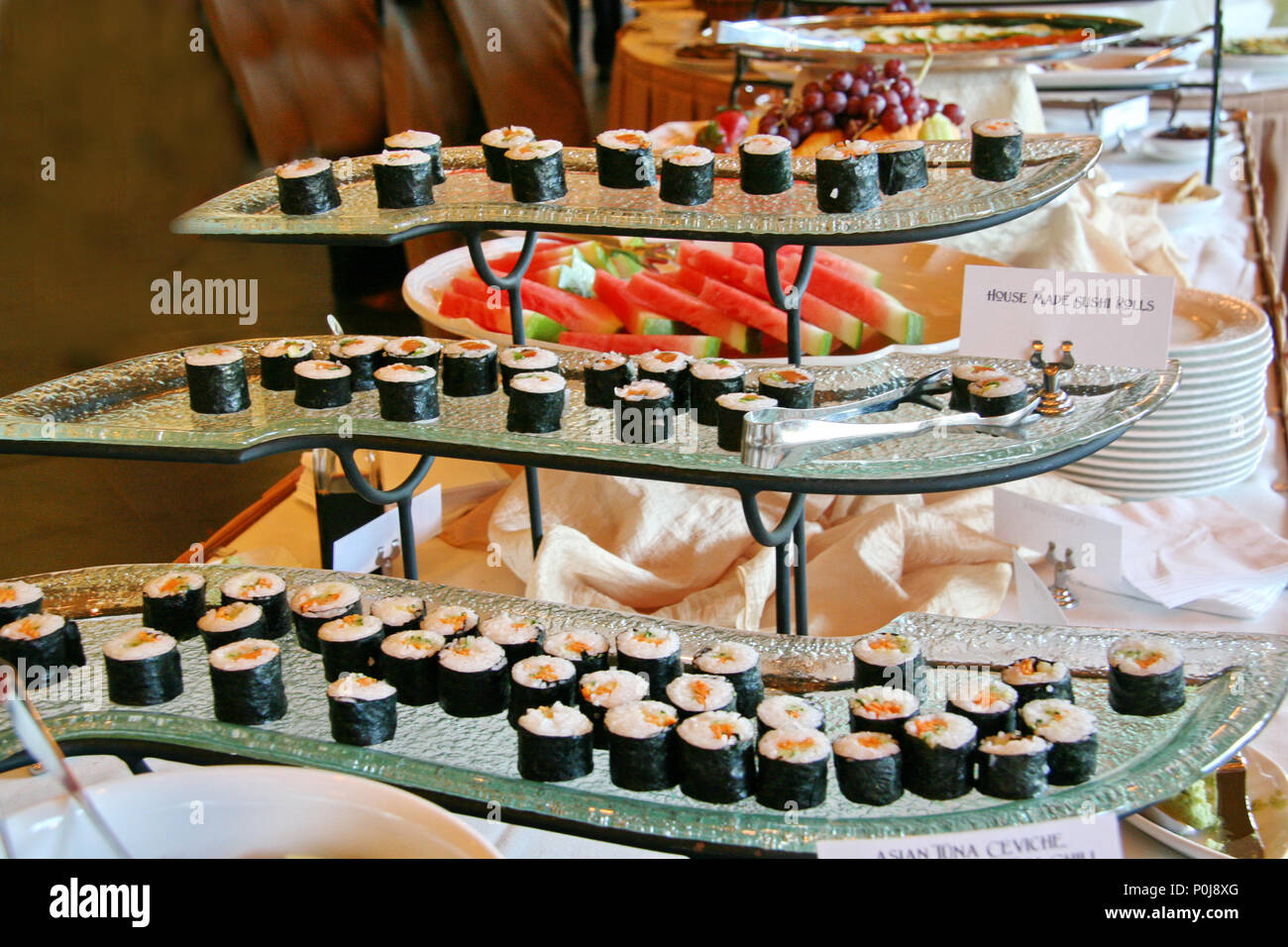 Party time foods Stock Photo - Alamy