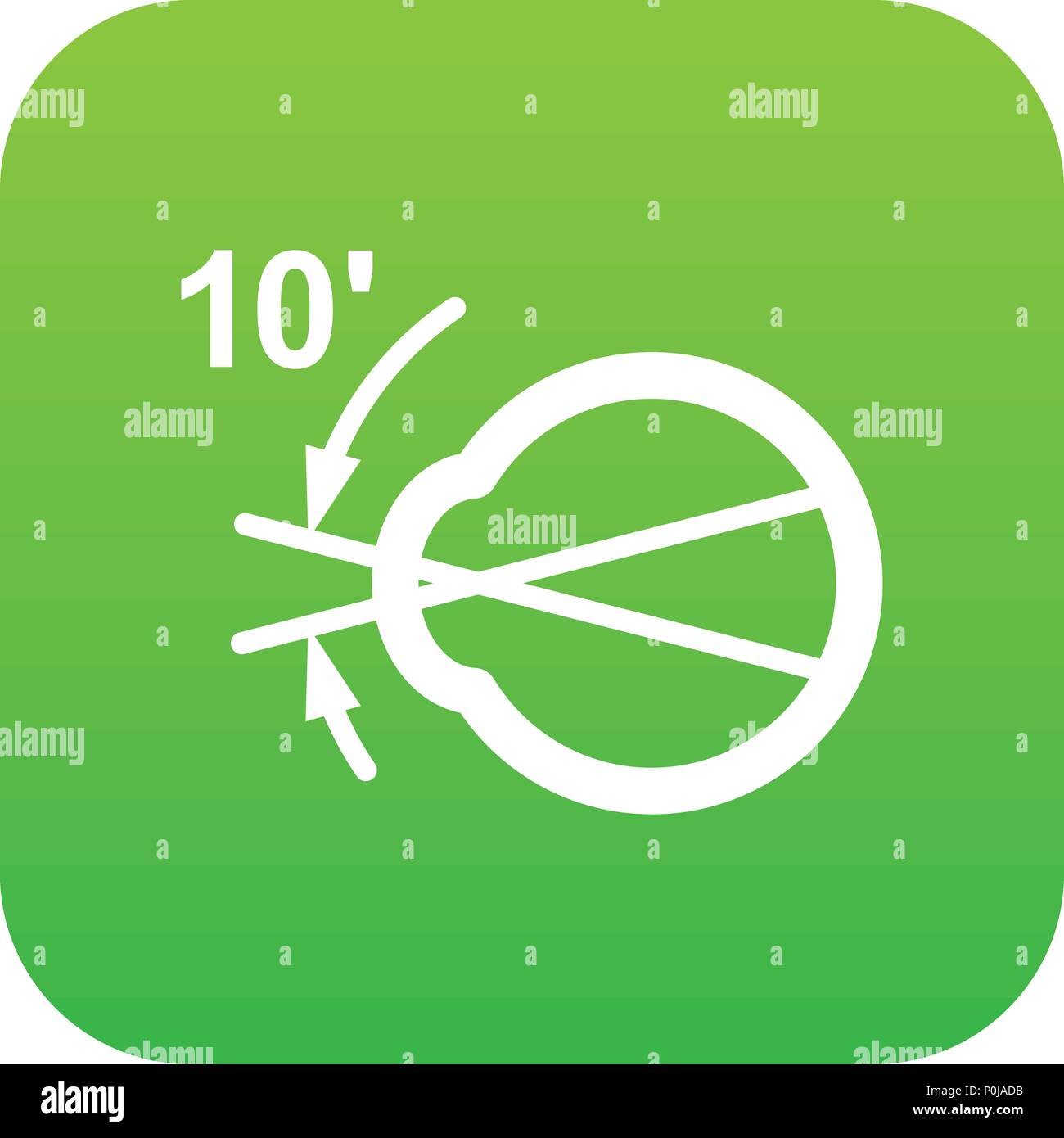 Vision angle icon, simple style Stock Vector Image & Art - Alamy