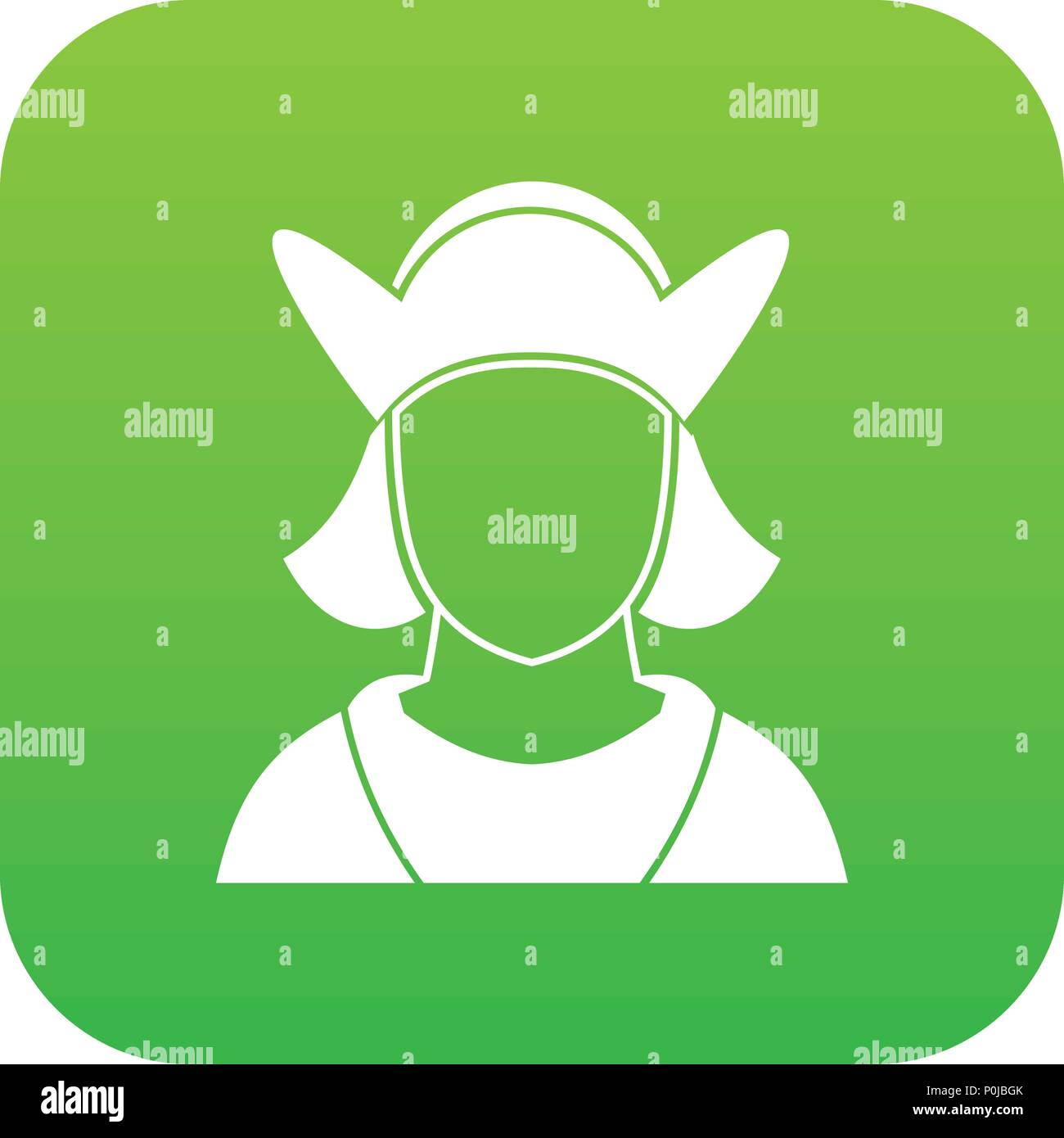 Male avatar icon digital green Stock Vector Image & Art - Alamy