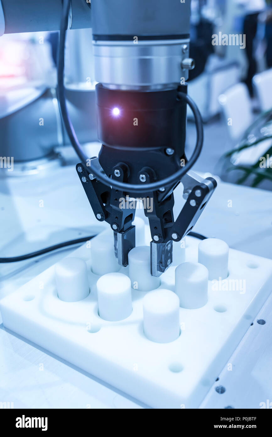 Controler of robotic hand Stock Photo - Alamy