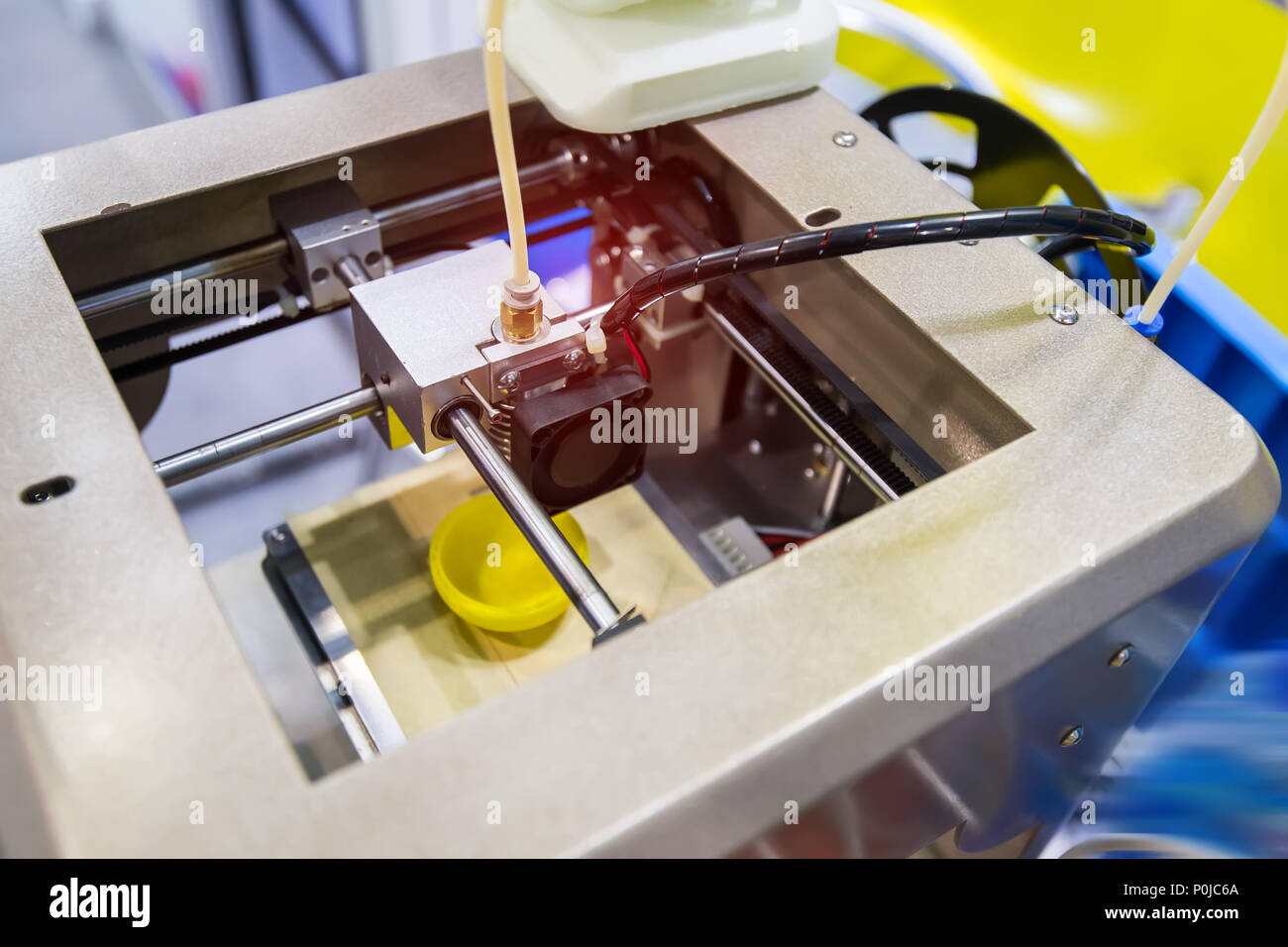 Three dimensional printing machine,3D printer Stock Photo - Alamy