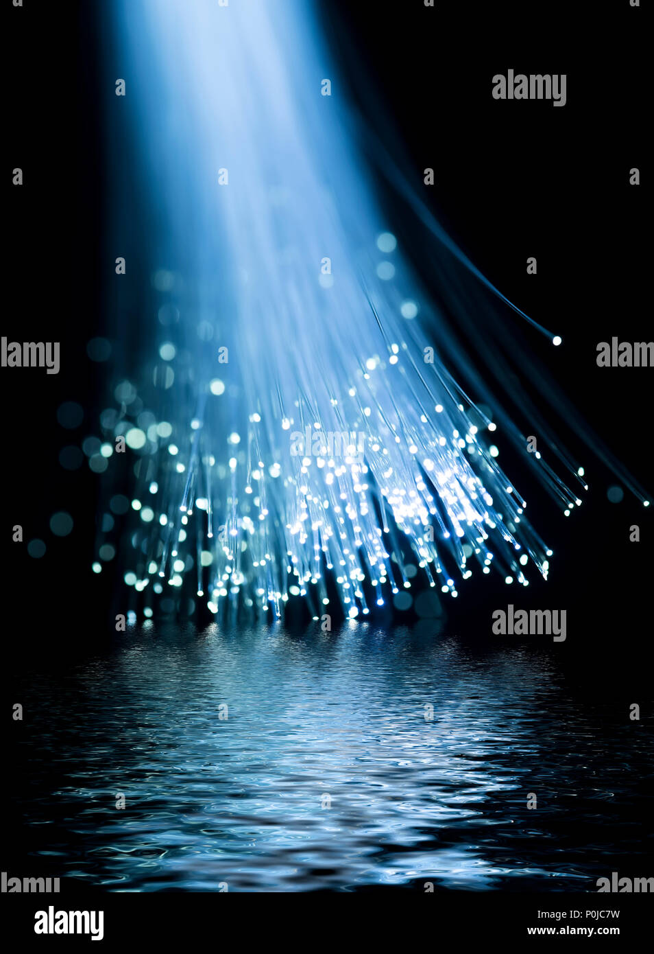 fiber optic network line cable background Stock Photo - Alamy