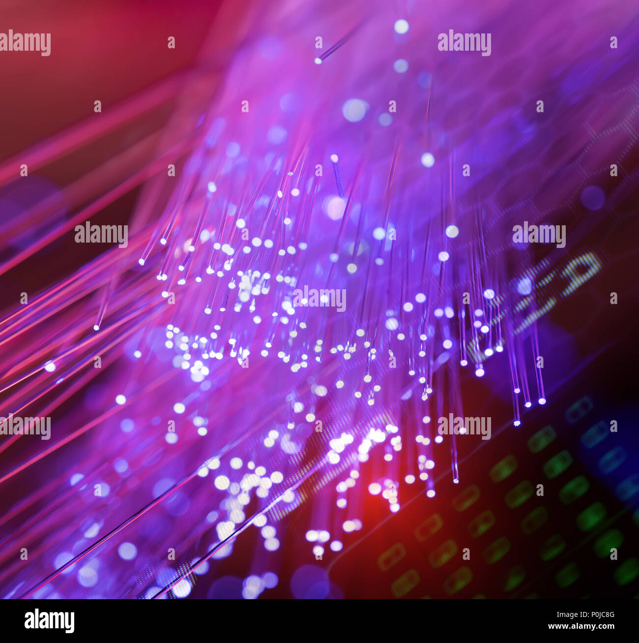 fiber optic network line cable background Stock Photo - Alamy