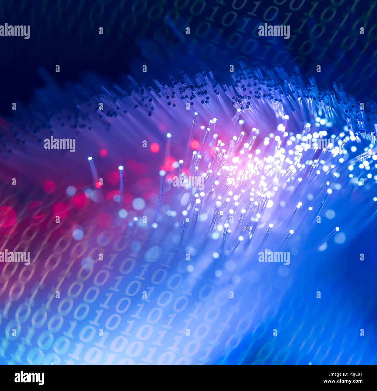 fiber optic network line cable background Stock Photo - Alamy