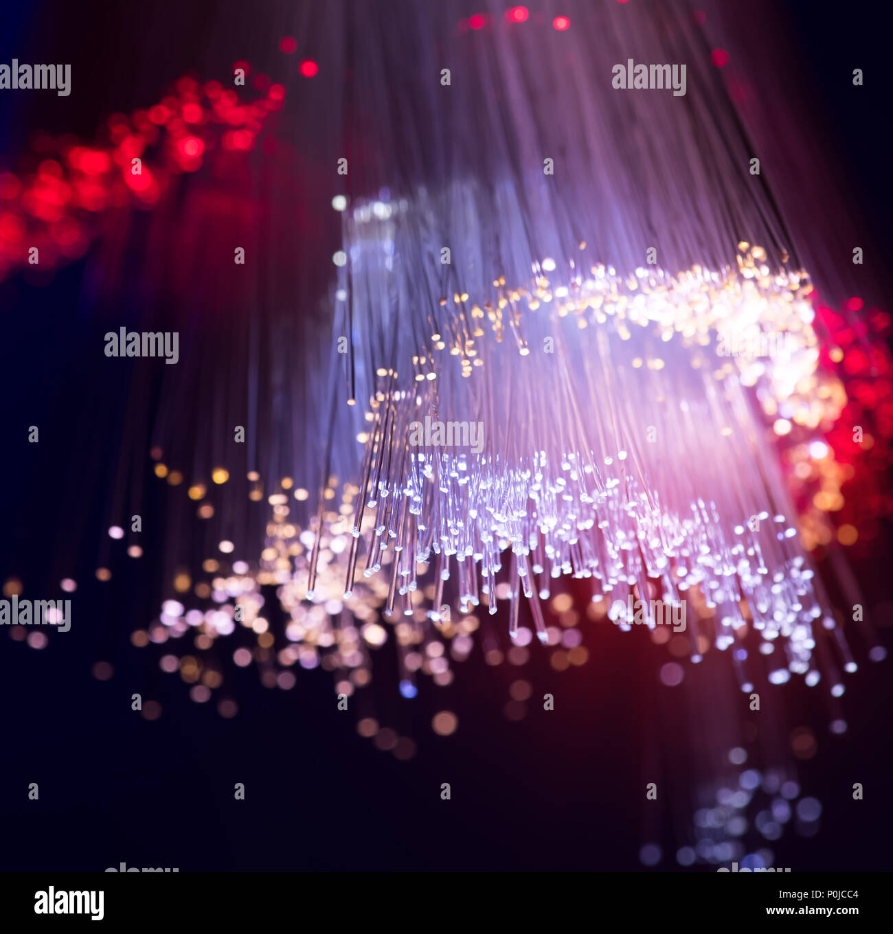 fiber optic network line cable background Stock Photo - Alamy