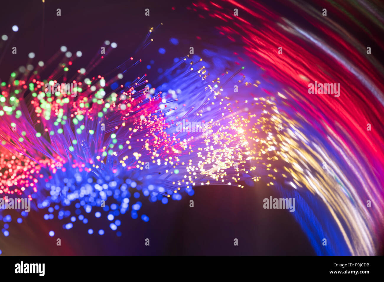 fiber optic network line cable background Stock Photo - Alamy