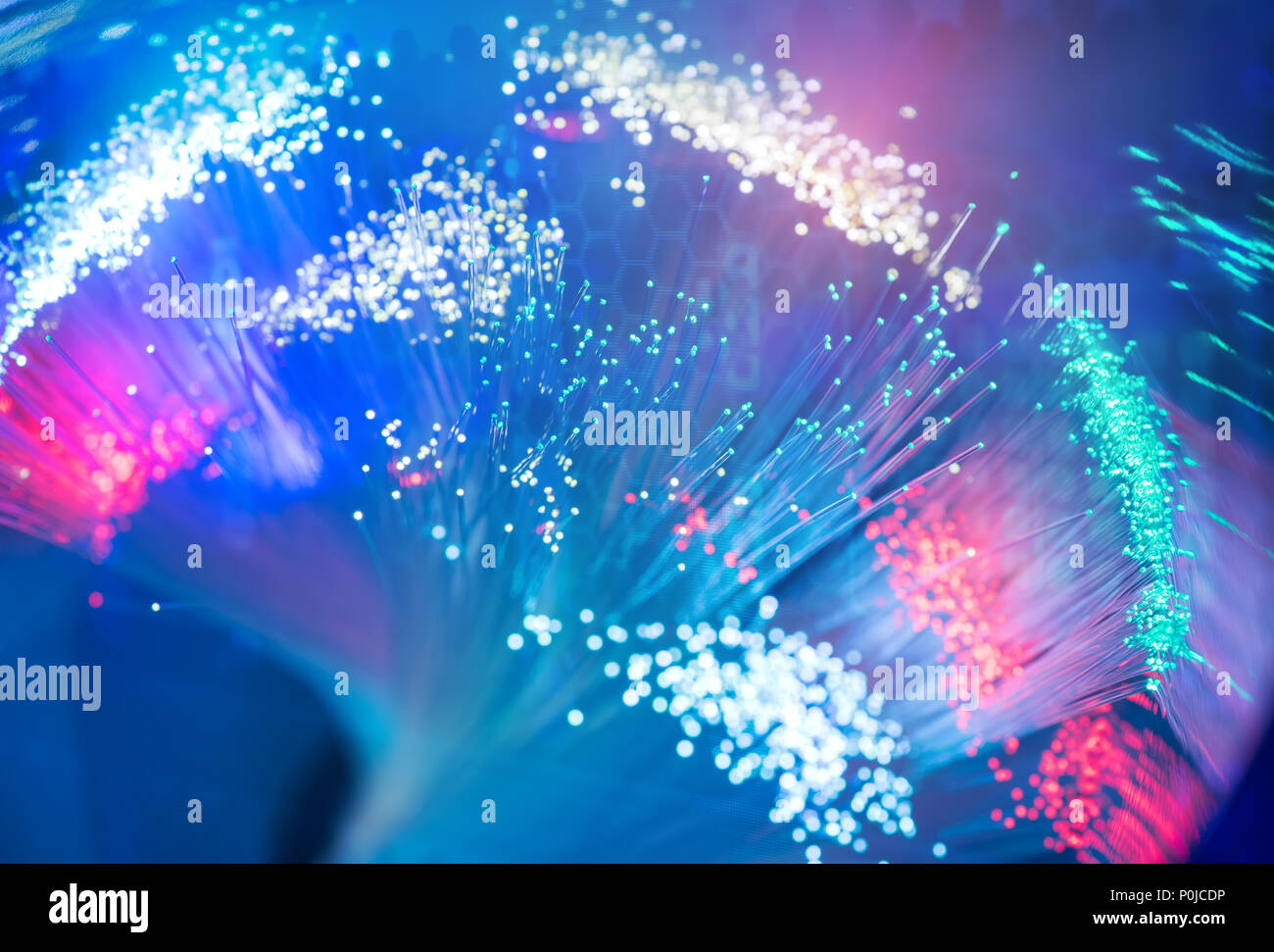 fiber optic network line cable background Stock Photo - Alamy
