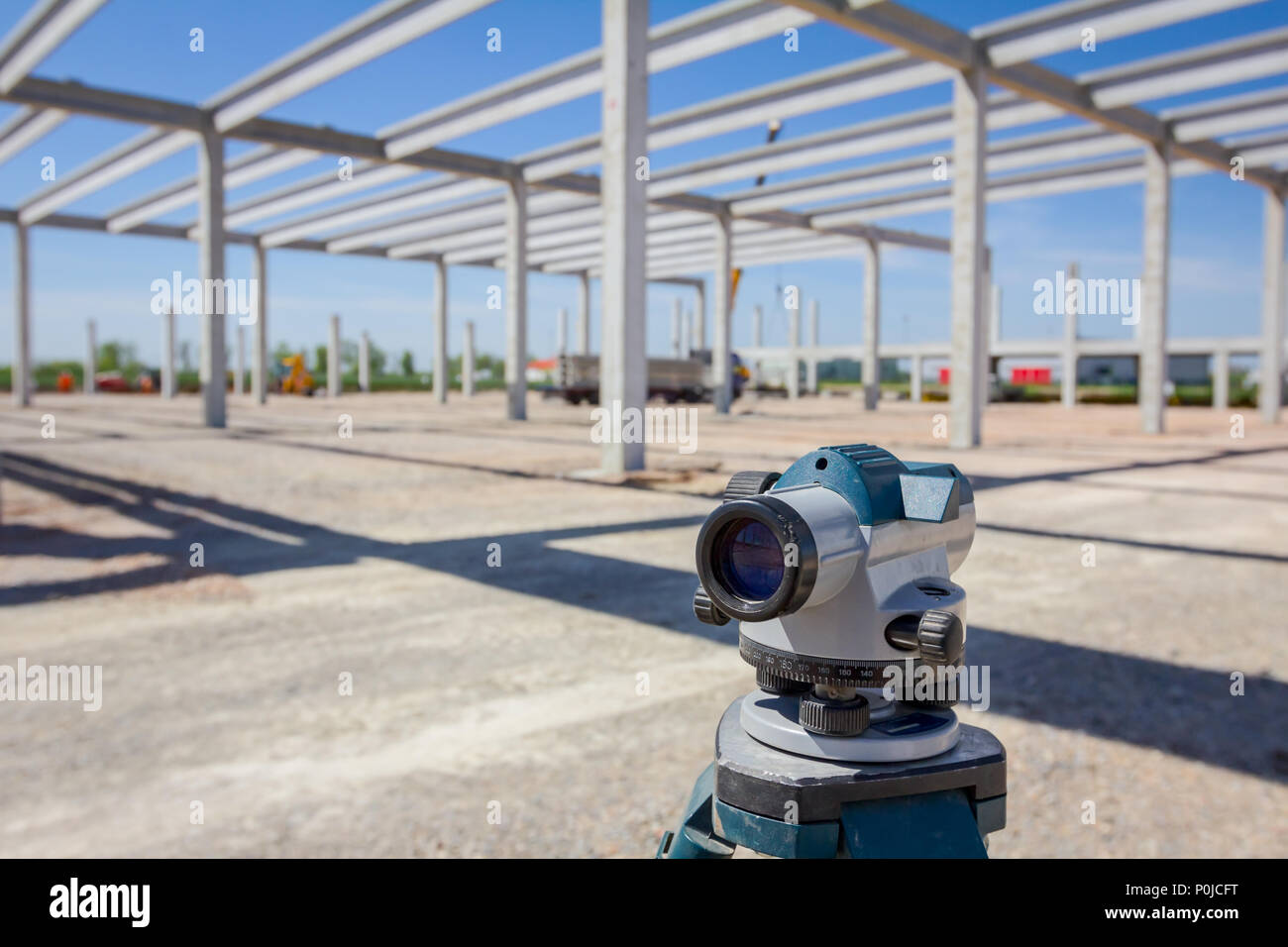 Surveyor instrument is for measuring level on construction site ...