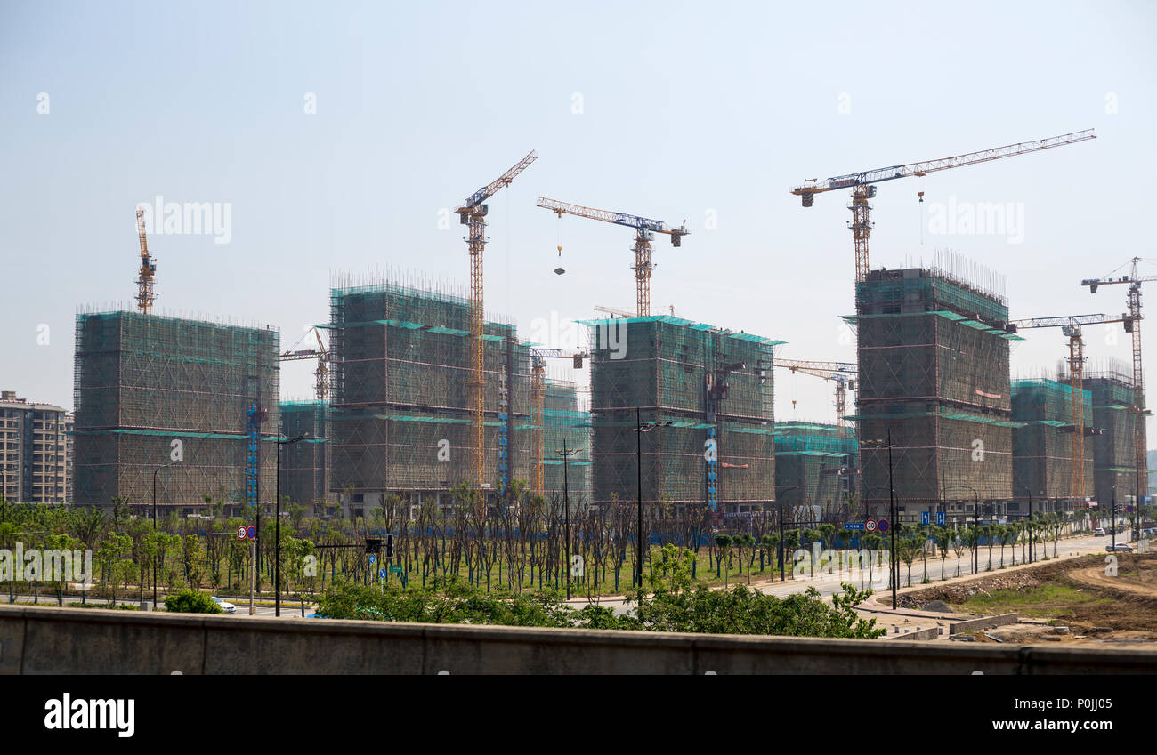 China building under construction High Resolution Stock Photography and ...