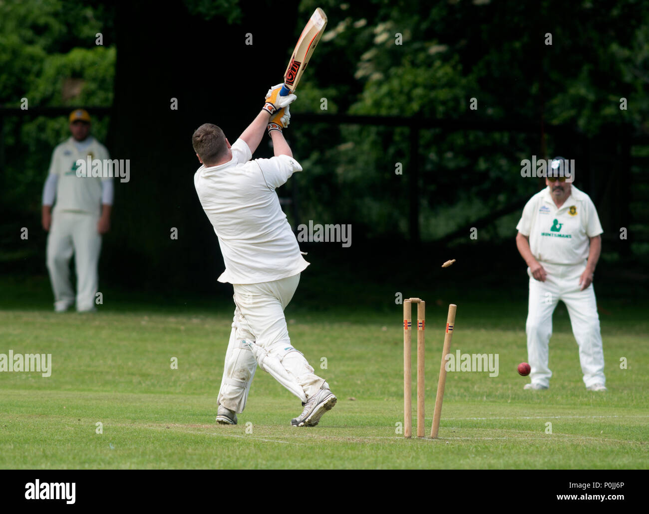 Village cricket at Claverdon, Warwickshire, England, UK Stock Photo - Alamy