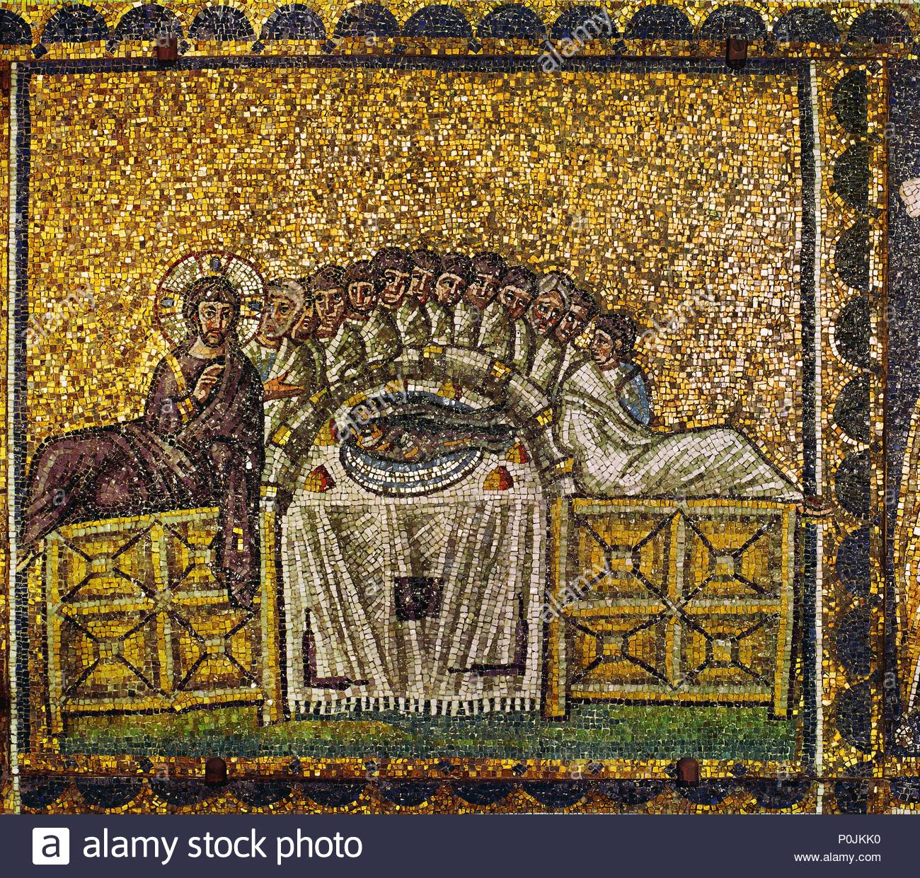 Mosaic Last Supper Stock Photos & Mosaic Last Supper Stock Images - Alamy