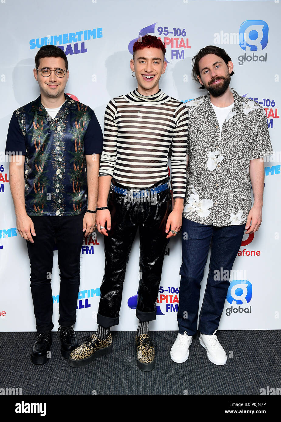 Emre Turkmen (left), Olly Alexander (centre) and Michael Goldsworthy of ...
