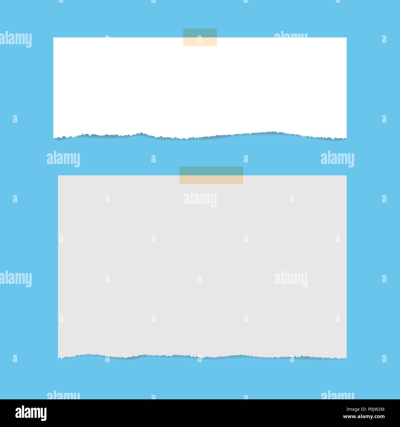 Attached tape Stock Vector Images - Alamy