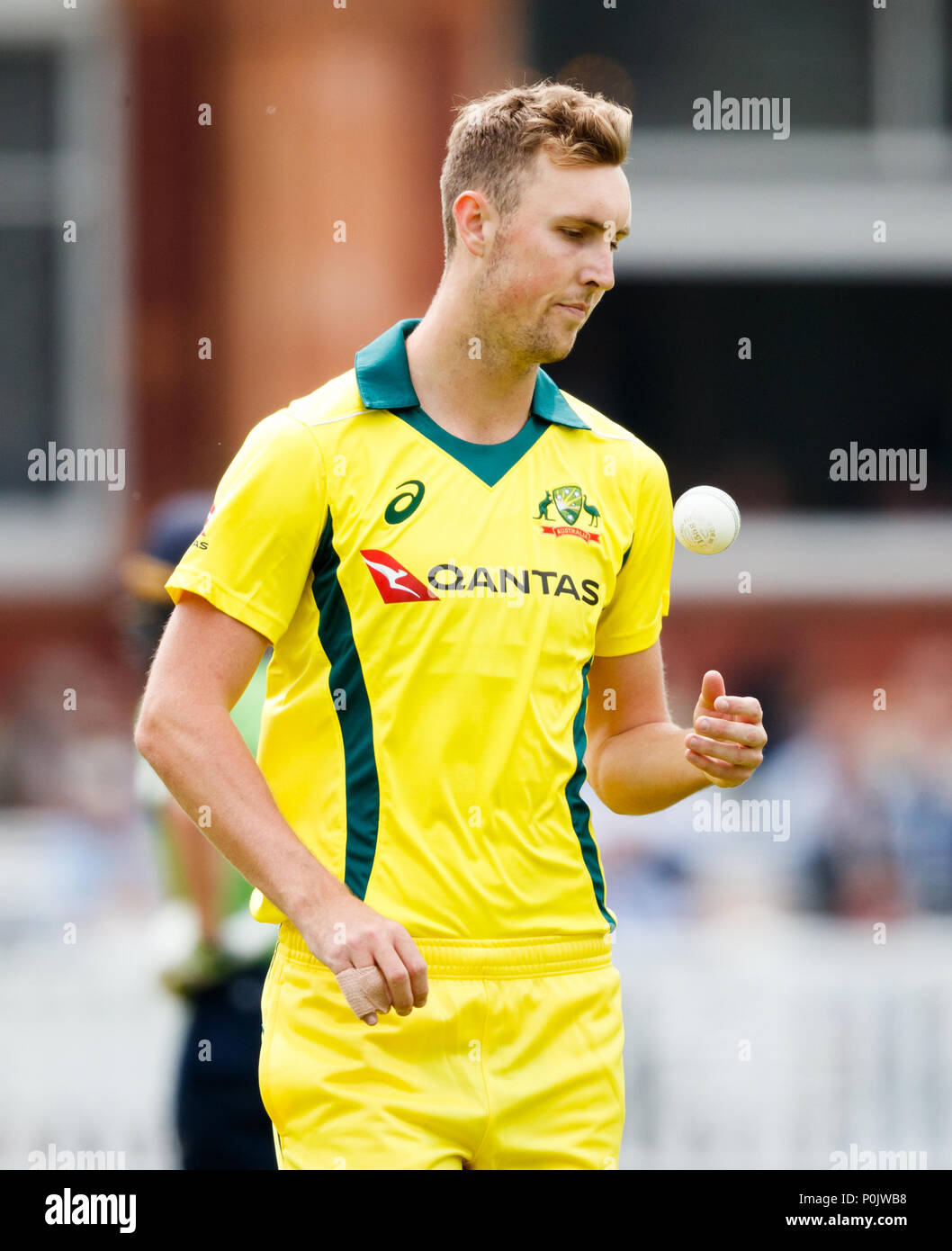 Australia's Billy Stanlake during the international friendly match at ...