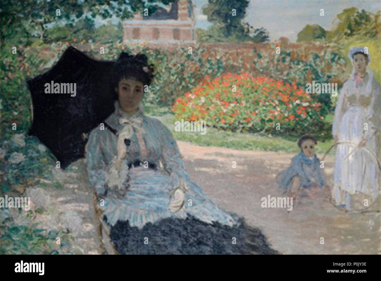'Camille in the Garden with Jean and a Maid' by Claude Monet, 1873 ...