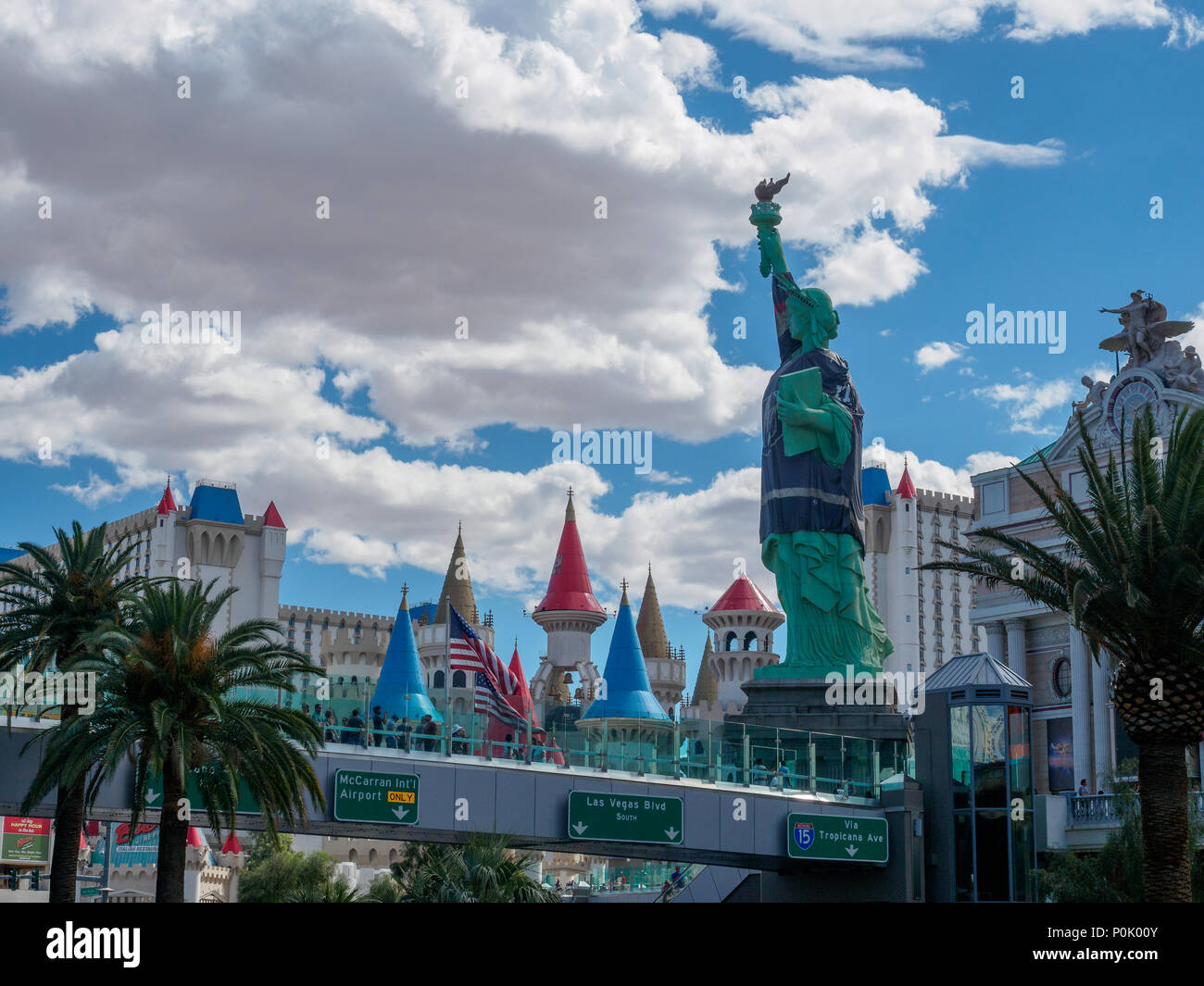 Las Vegas, Nevada - May 28, 2018 : New York-New York hotel casino ...