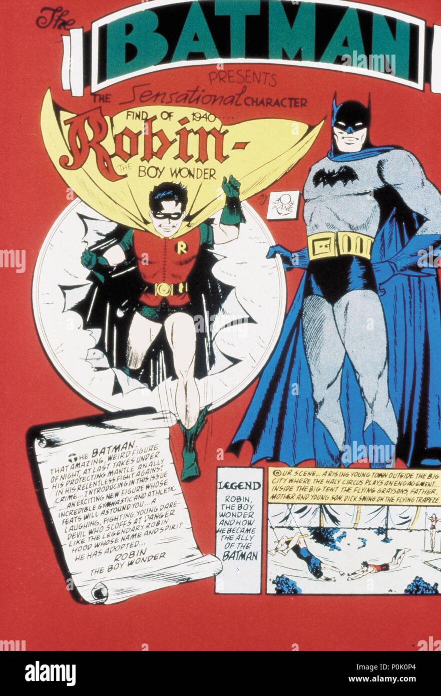 Batman and robin comic hi-res stock photography and images - Alamy