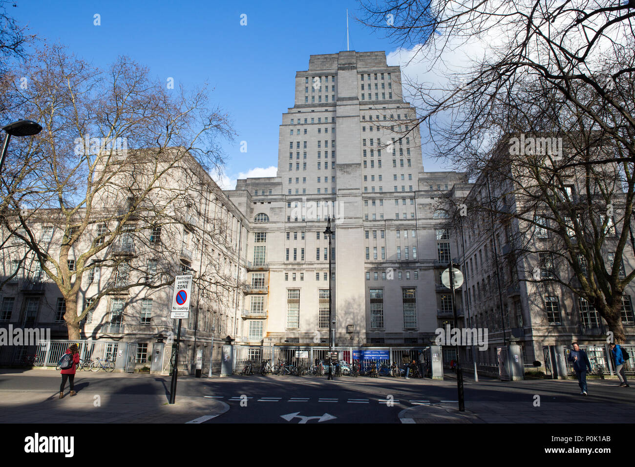 The Senate House (administrative center of the University of London) in ...
