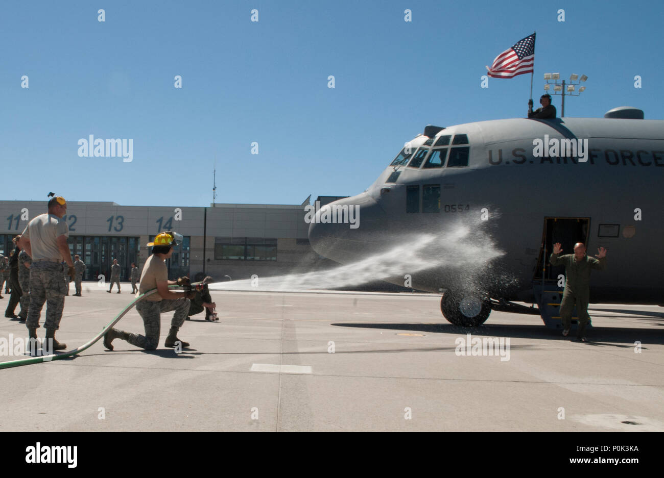 Airman 1st Class Bryce L Fording, a firefighter assigned to the 152nd ...
