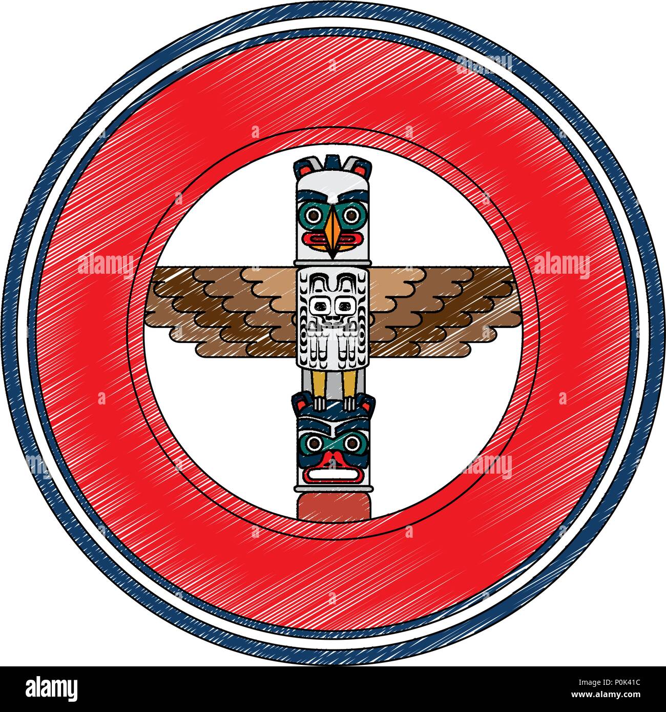 Native american tribal seal hi-res stock photography and images - Alamy