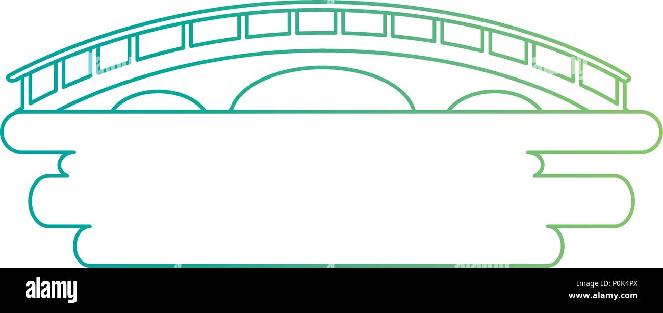 burrard bridge canadian monument vector illustration design Stock ...