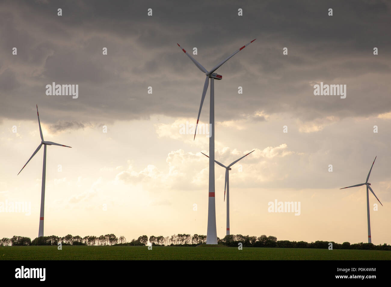 Wind turbines rwe power plant hi-res stock photography and images - Alamy