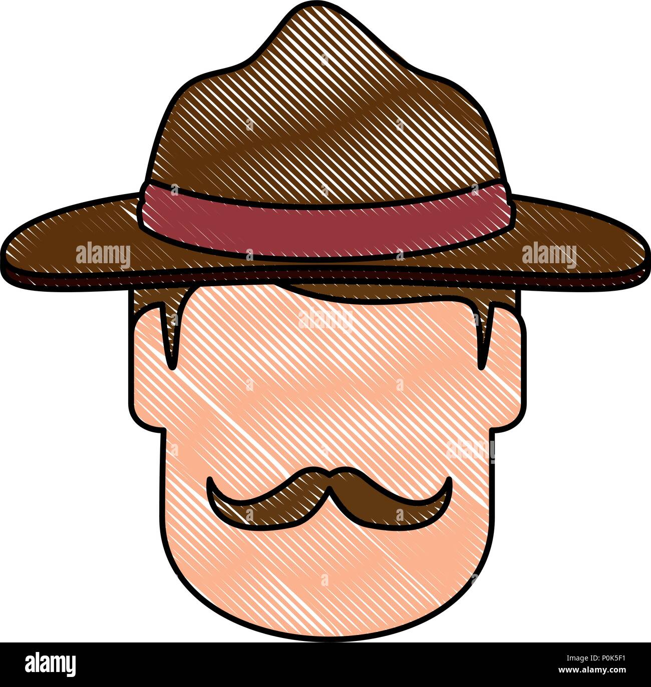 Canadian Ranger head avatar character Stock Vector Image & Art - Alamy