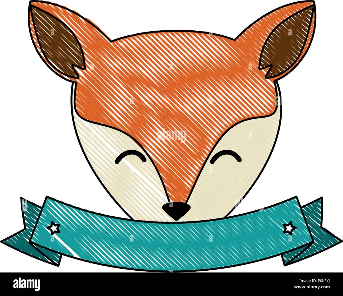 wild canadian fox head Stock Vector Image & Art - Alamy
