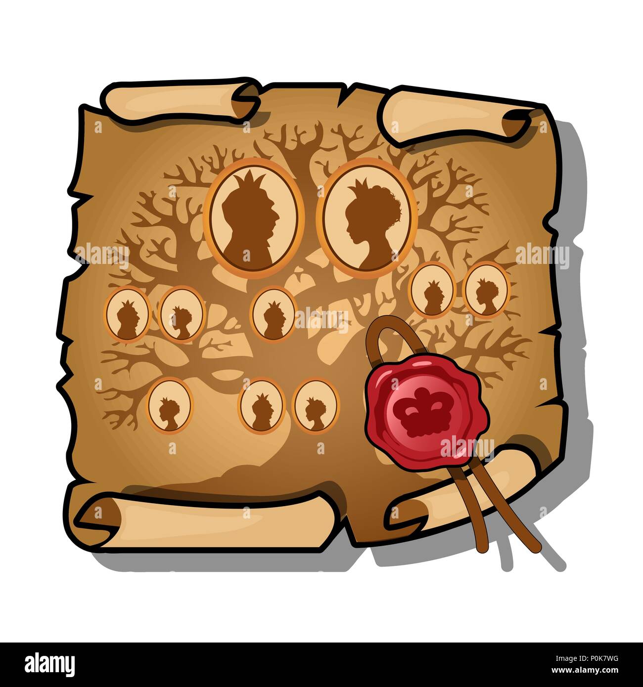 Family Tree Ancestry Stock Vector Images - Alamy