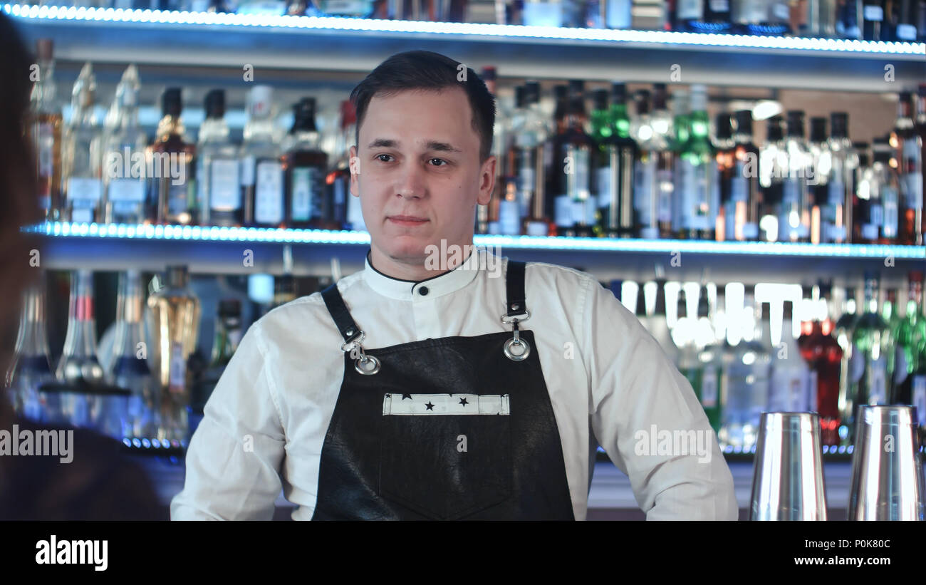 Bartender talk hi-res stock photography and images - Alamy