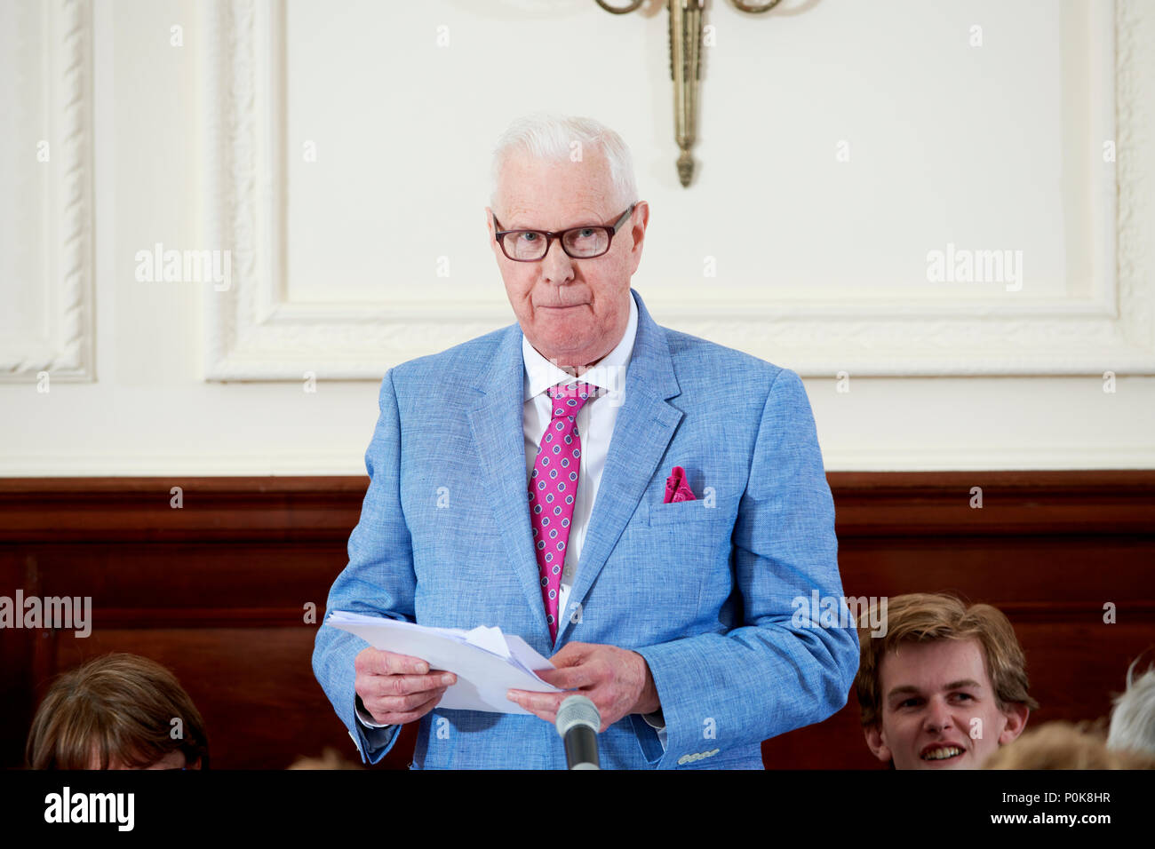 Charles Duff at The Oldie Literary Lunch 05/06/18; Simpsons on the ...