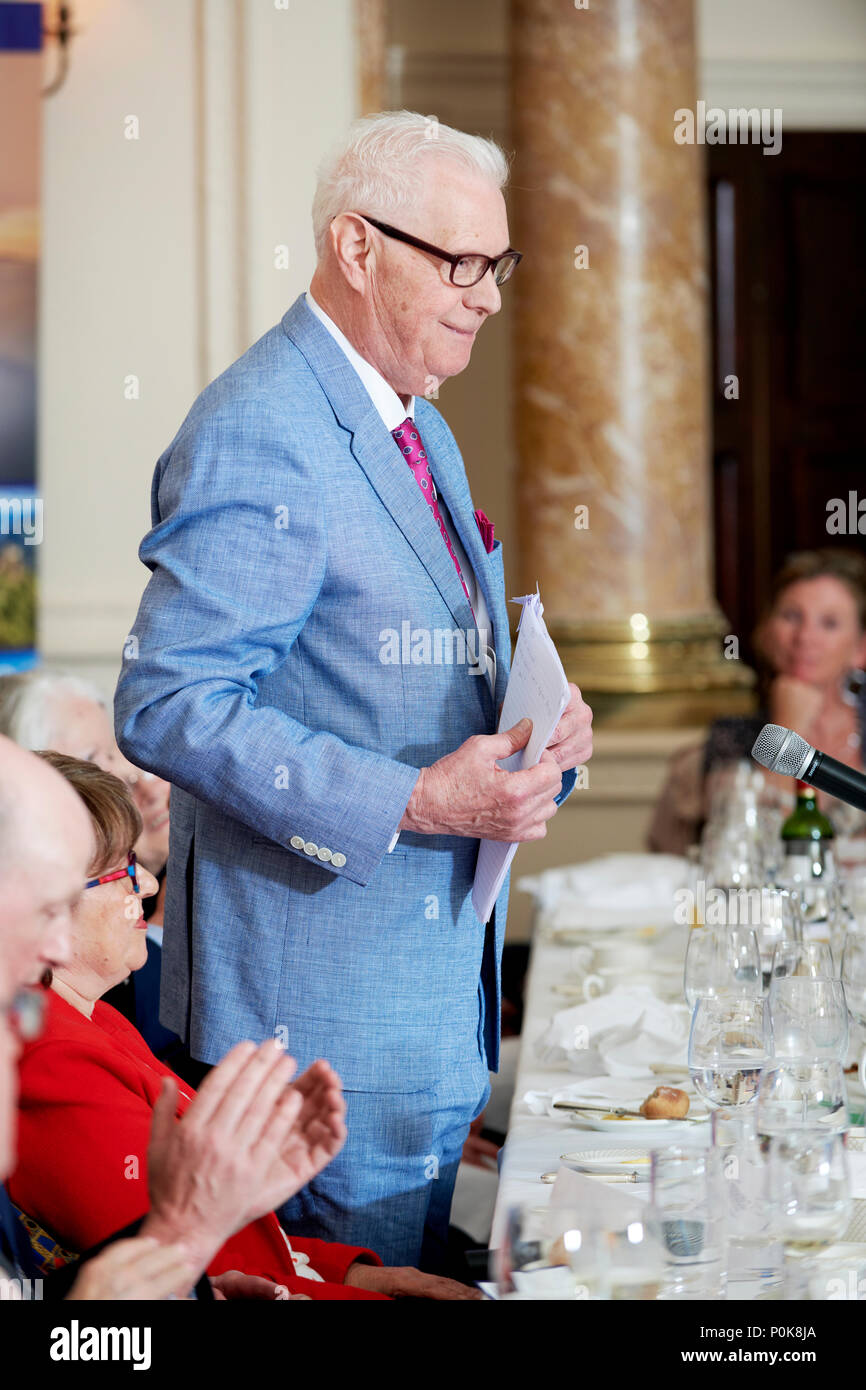 Charles Duff at The Oldie Literary Lunch 05/06/18; Simpsons on the ...