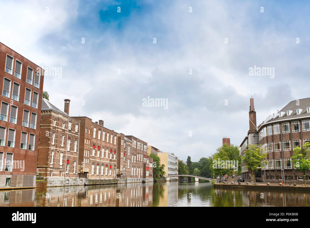 Amsterdam netherlands modern architecture apartments hi-res stock ...