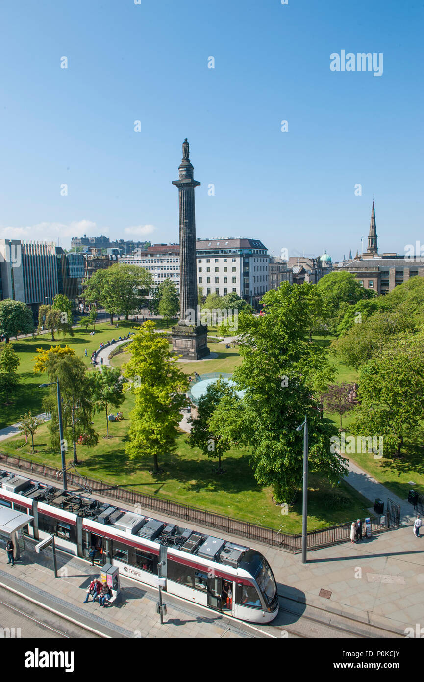 St Andrew's Square in central Edinburgh Stock Photo - Alamy