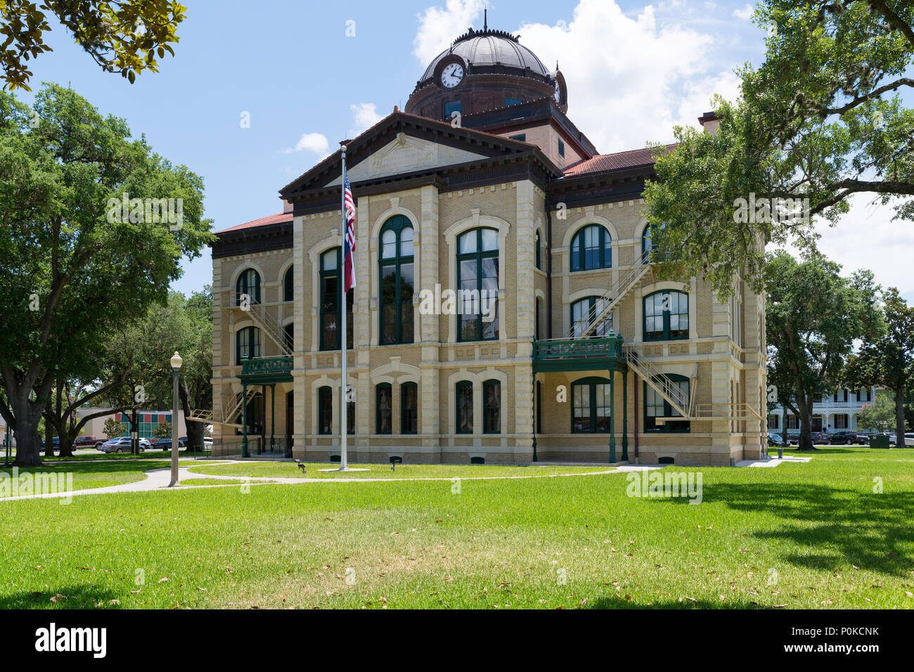 Historic County Courthouse. Columbus City in Colorado County in ...