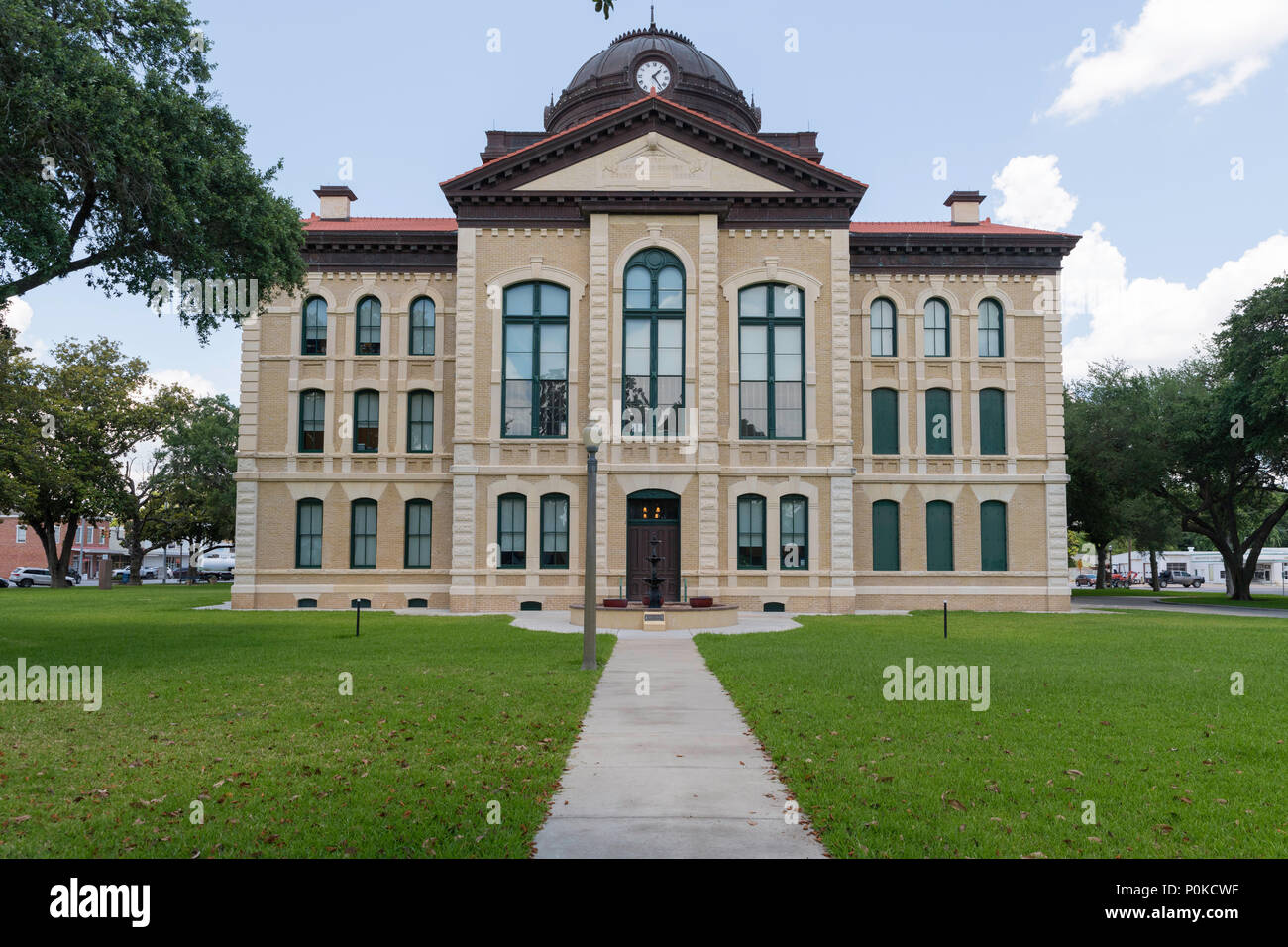 Historic County Courthouse. Columbus City in Colorado County in ...