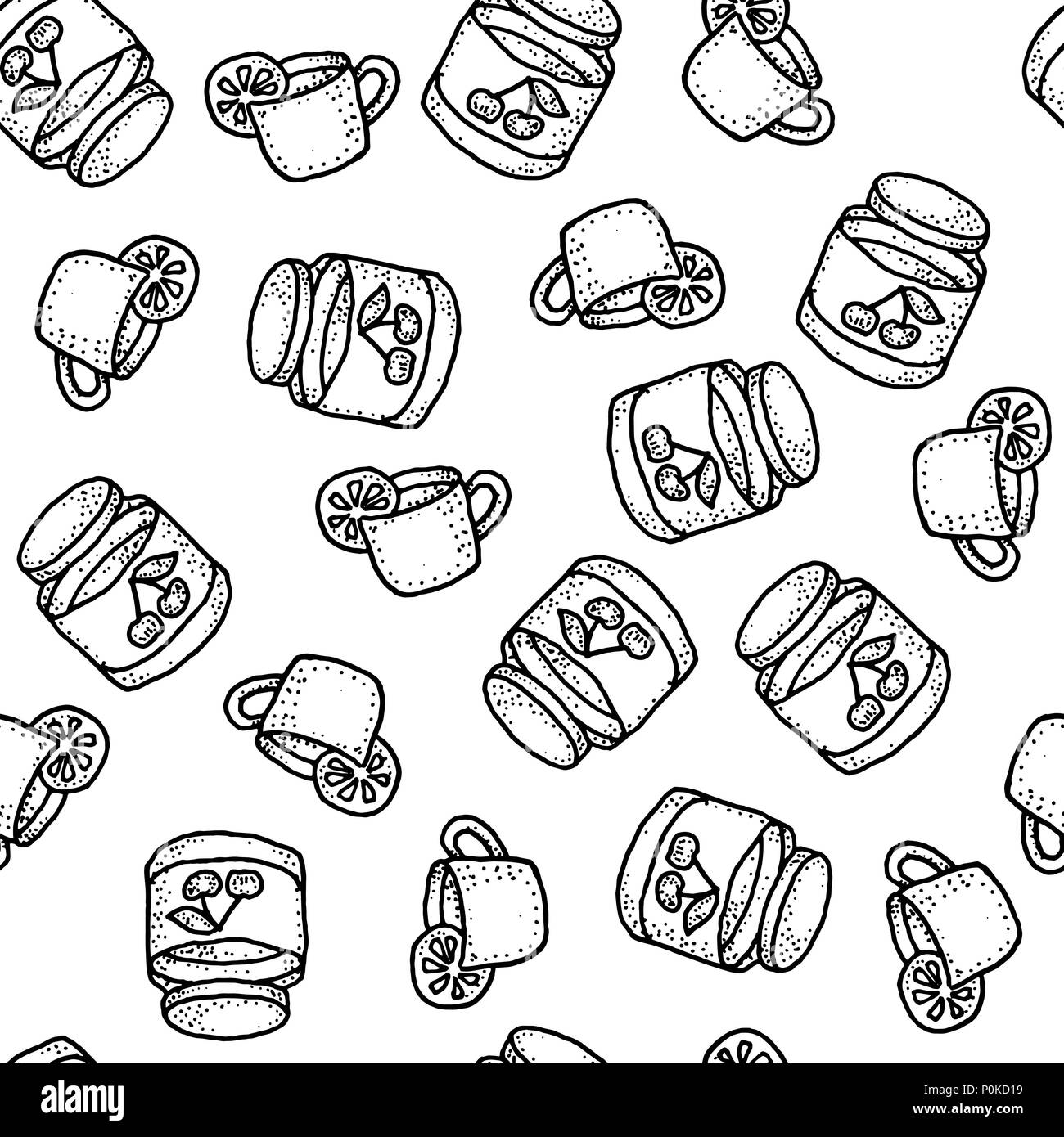 Cartoon cheese coffee Black and White Stock Photos & Images - Alamy