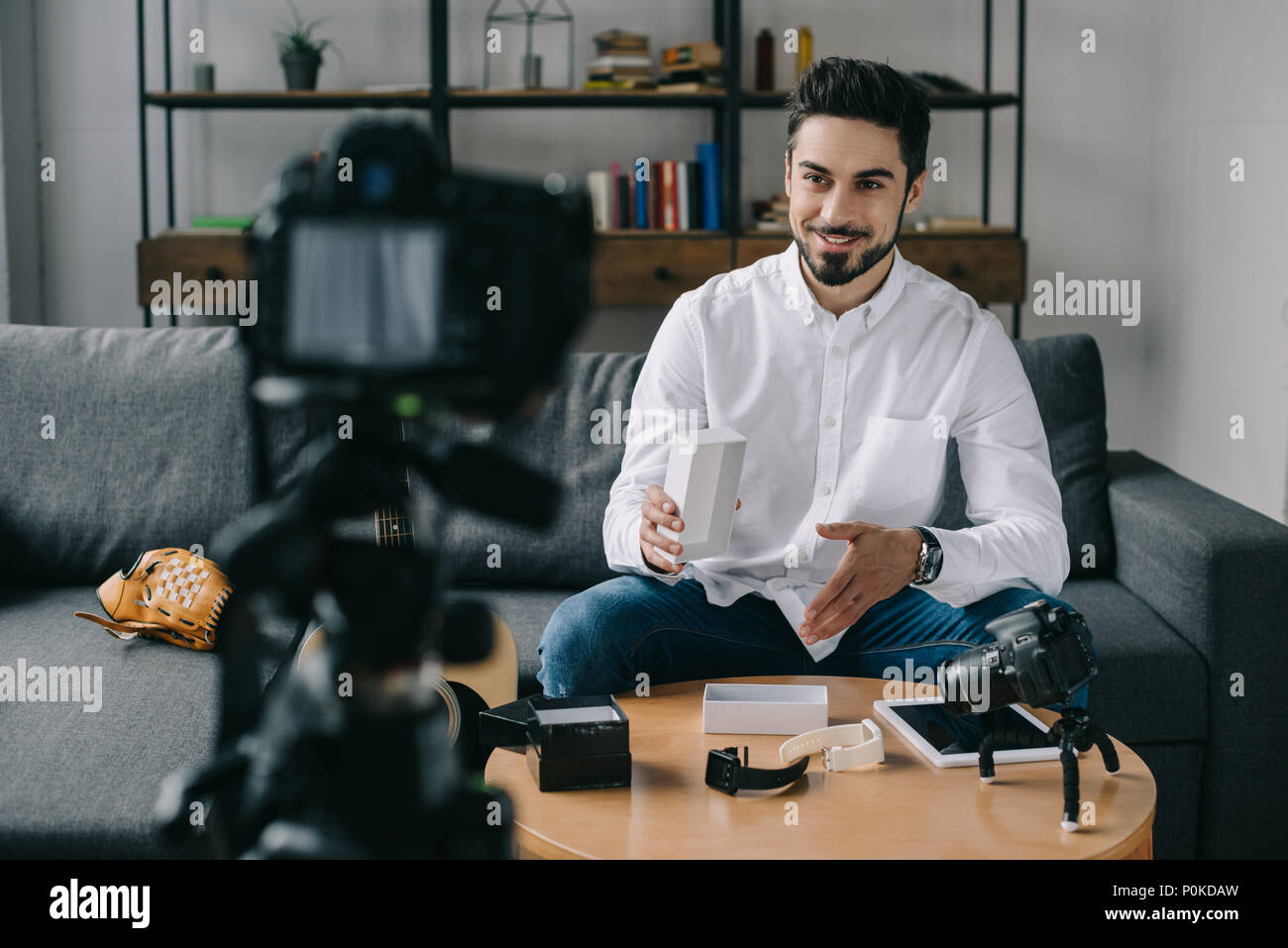 Tech blogger hi-res stock photography and images - Alamy